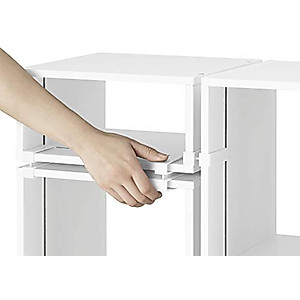 Whitmor Clip & Cube 5-Piece Organizer, White