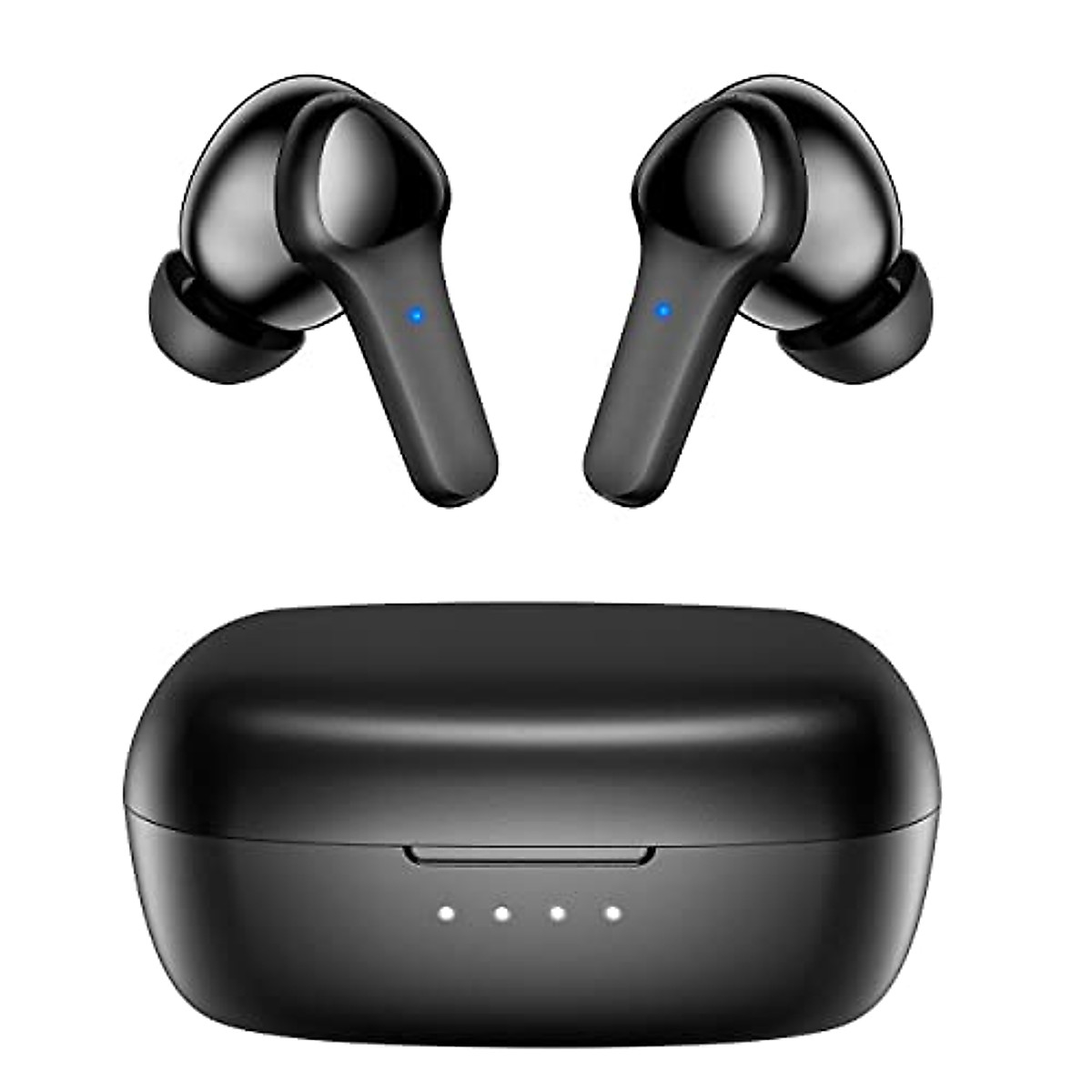 xiwxi Bluetooth Wireless Earbuds,Immersive Sound Premium Deep Bass Hi-Fi Stereo Headset IPX8 Waterproof Bluetooth 5.3 Ear Buds with 4 Mics Call Noise Cancelling Lightweight Earphones for iOS,Android