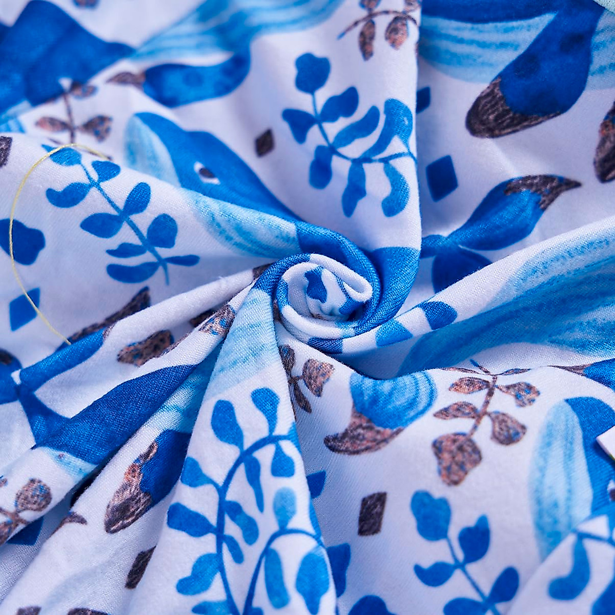 PetWarm Dog Recovery Suit After Surgery,Dog Surgery Suit,Cone of Shame Alternatives,Anti-Licking Pet Surgical Recovery Snugly Suit Dog Onesie for Spay Neuter,Marine Animal Patterns,White Blue,2XL