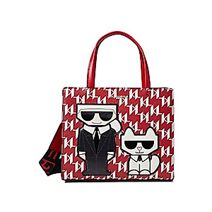 Karl Lagerfeld Paris Maybelle Satchel Crimson Combo One Size