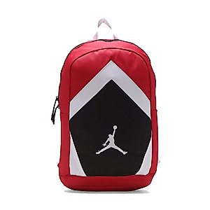 NIKE Jordan Diamond Backpack (One Size, Black/Gym Red)
