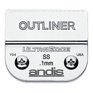 Andis 64160 UltraEdge Carbon-Infused Steel Detachable Outliner Blade, 1mm Cut Length