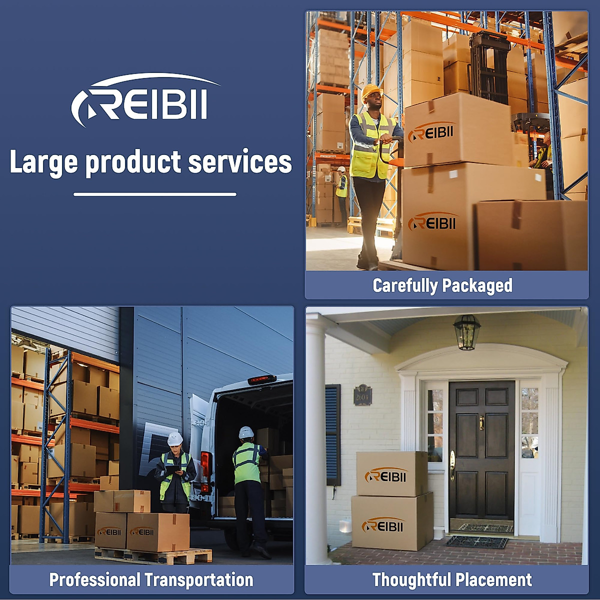 REIBII 84" H Garage Shelving, 6-Tier Garage Storage Shelves Heavy Duty Shelving Loads 3500LBS, 48" W Adjustable Garage Shelves Metal Shelving Storage Shelf Industrial Shelving 84" H x 48" W x 20" D