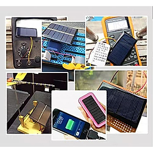 Fielect 6V 1.2W Polycrystalline Mini Solar Panel Module DIY for Light Toys Charger 130x84mm 1Pcs