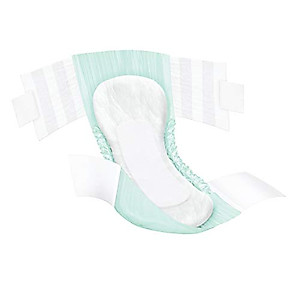 Medline - FRSE2 FitRight Stretch Extra Adult Diapers, Disposable Incontinence Briefs with Tabs, Moderate Absorbency, Large / X-Large, 51"-70", 4 packs of 20 (80 total)