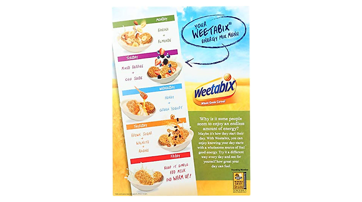Weetabix Whole Grain Cereal - Healthy Vegan Breakfast Option