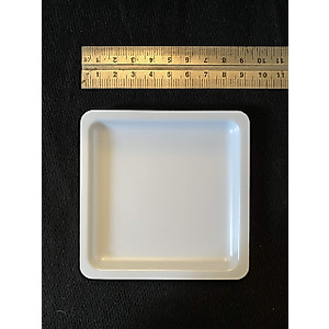 Square Weighing Boats, W-X90-WH-250, 90mm, White, Pack of 250
