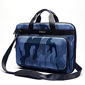 Smatree 16 inch Anti-Shock Laptop Handbag Compatible with 16 inch MacBook Pro 2024 M4/2023 M3/2021/2019,ROG Zephyrus G15/M16 Gaming Laptop,ROG Strix G16/SCAR 16 2023/2024,TUF A16 2024/2023,Navy Blue