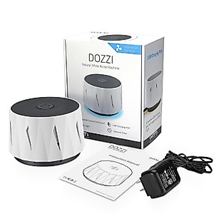 WITTI DOZZI White Noise Sound Machine for Baby, Sleeping, Office Privacy. Lightweight Portable for Travel, Hotel Sleep. Natural White Noise, Adjustable Speed