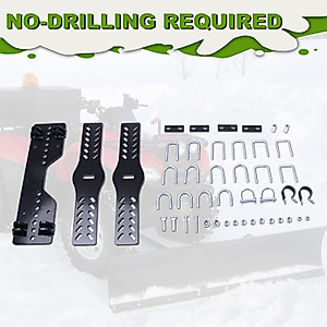 vikofan ATV Universal Snow Plow Kit 105745 Plow Mount Brackets