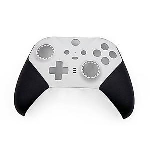 Cowhilan Replacement Housing Shell Front Back Case Faceplate Cover Compatible with Xbox Elite Wireless Controller Series 2 Core – White