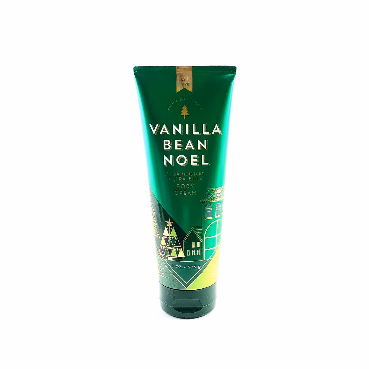 Bath & Body Works Vanilla Bean Noel Ultra Shea Body Cream, 8 Ounce, Multicoloured