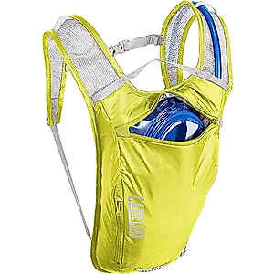 CamelBak Classic Light Bike Hydration Pack 70oz, Safety Yellow/Silver