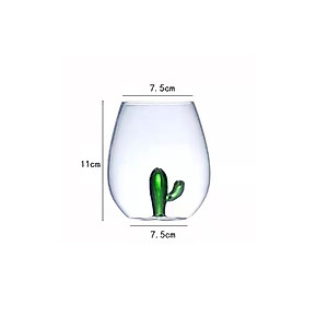 500ml Borosilicate Glass for Wine Plant 3D Animal Single Layer Cups (Flamingo)