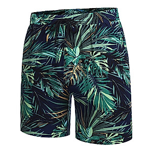 COOFANDY Men's Flower Casual Button Down Short Sleeve Hawaiian Shirt Suits