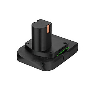 X-Adapter 1x Adapter for Ryobi 18v Tools Works On Bosch 18v Blue Professional Batteries (Not 18v PBA All Battery)- Adapter Only, Black (BS-RY18)