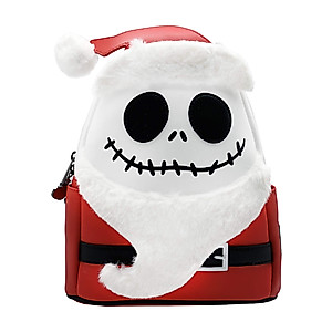 Loungefly x Disney Nightmare Before Christmas Santa Jack Cosplay Mini Backpack