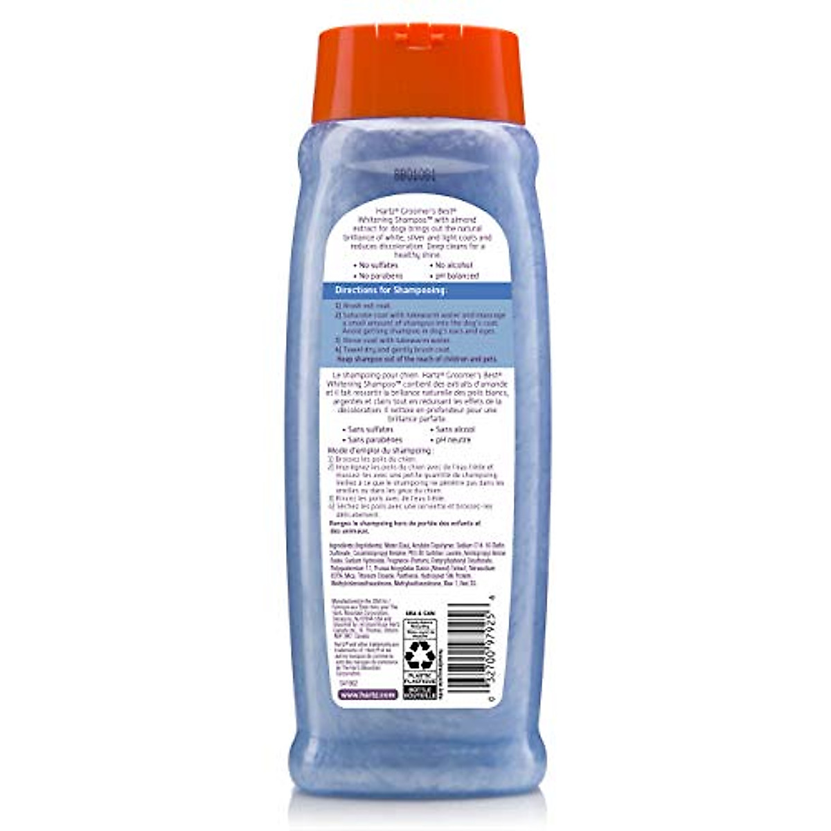 Hartz Groomer's Best Whitening Dog Shampoo, 18 Ounce Bottle