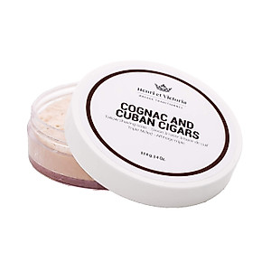 Henri et Victoria Shaving Soap For Men | Cognac and Cuban Cigars Fragrance | Smooth Shave, Lathers Up Nicely, Long-Lasting Scent | Triple Milled Soap, Canadian Made by Skilled Artisan 114 g (4 oz)