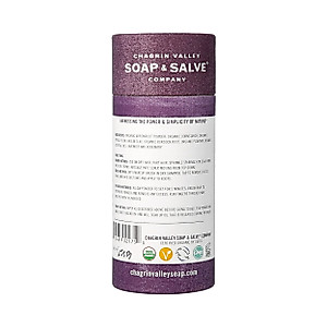 Chagrin Valley Soap & Salve Organic Natural Dry Shampoo Powder - for Dark Hair, Lavender Rosemary, Absorbs Oil Between Washes, Refreshes Hair, Non-GMO, Vegan, No Talc, 4.5 fl oz