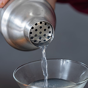 Wyndham House Stainless Steel Bar Set with Cocktail Shaker and All the Tools for Entertaining your Guests, 7-Piece