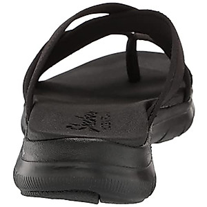Skechers Women's Sporty Sandal Sport, Black/Black, 8