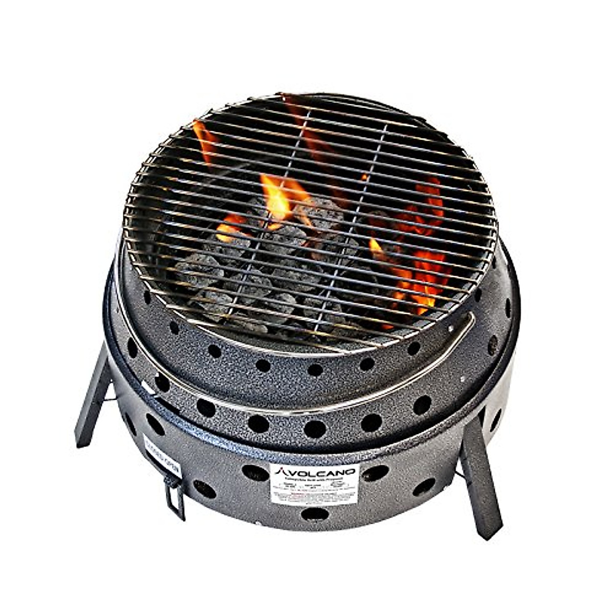 Volcano Grills 3 Grill/Stove Bundle Includes Lid and Cookbook, Grey