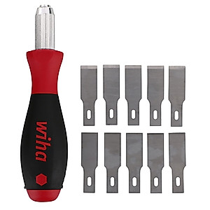 Wiha 43090 Universal Razor Edged Scraper with Wiha SoftFinish Handle