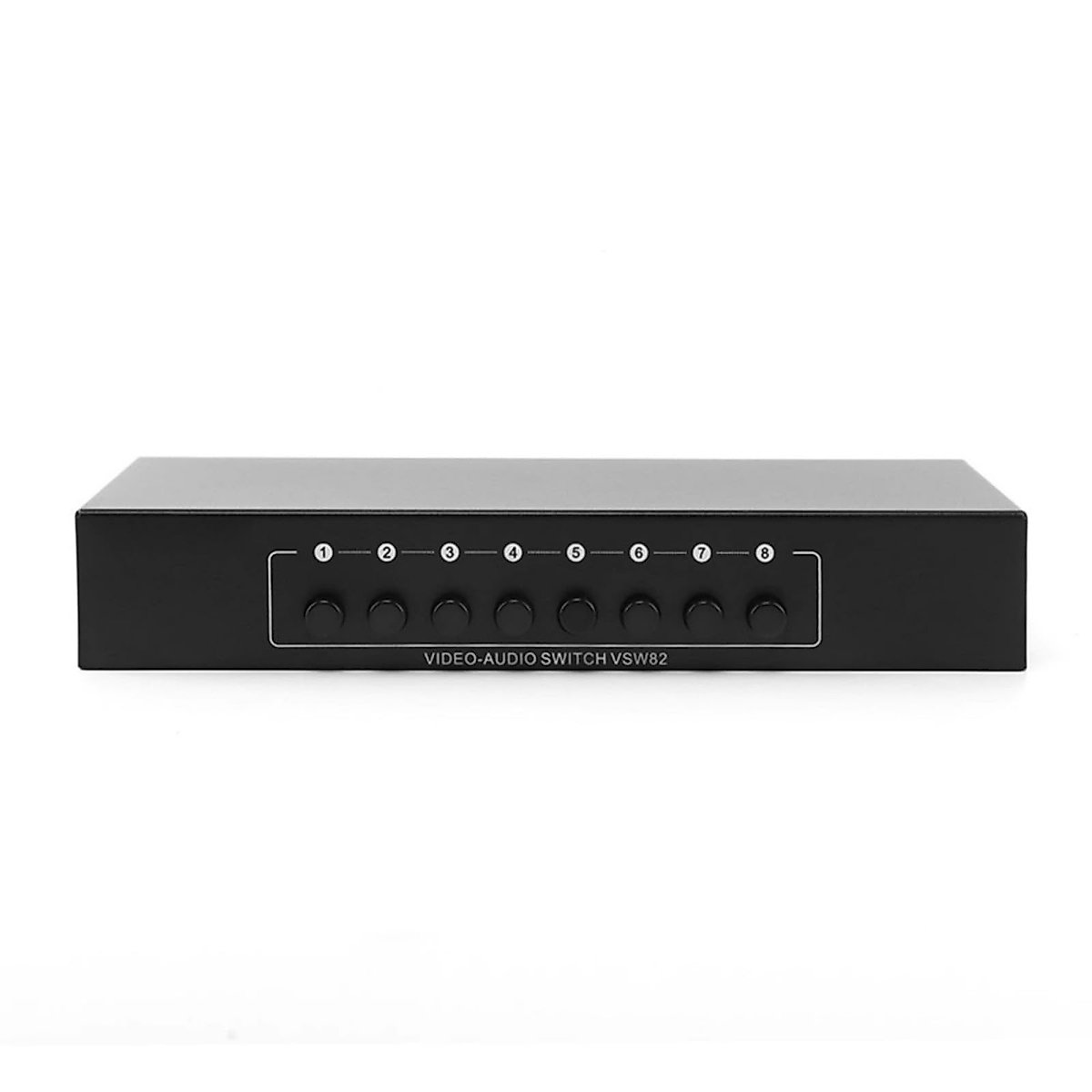 Suckoo 8 Port 3RCA AV Audio Video Switcher Splitter 8 in 2 Out 4 in 2 Out DVD Player Game Console TV Box External 2 Way TV Monitor Projector Composite AV switcher Switch Box