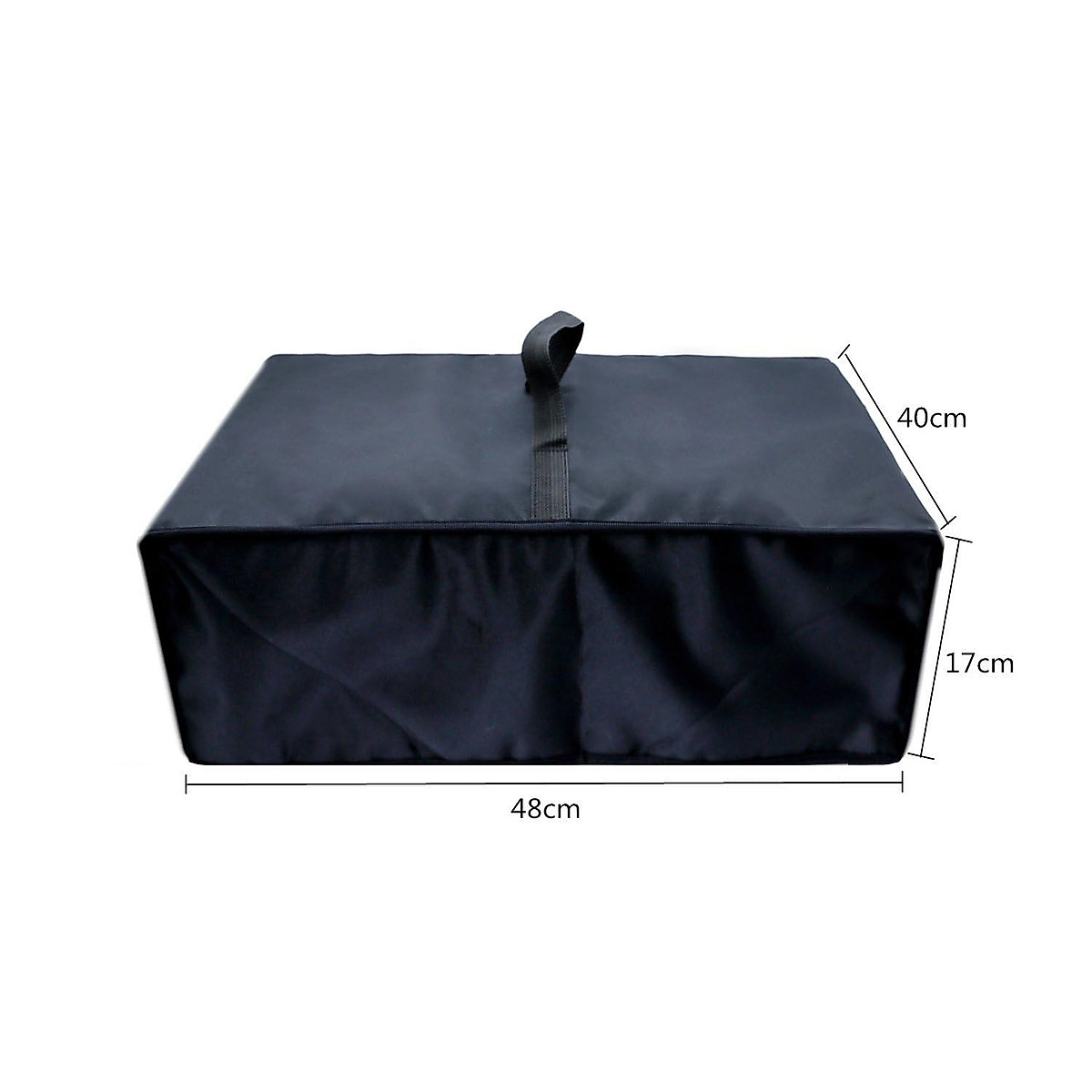 Wanty Heat-Resistant Waterproof Dust-Proof Nylon Fabric Dust Cover Case Protection for Secura 1700-Watt Stainless-Steel Triple Basket Electric Deep Fryer