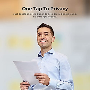 OBSBOT Meet 1080P 60FPS Webcam, Full HD Auto-Focus & AI-Powered Framing Computer Camera, Background Replacement, HDR, Adjustable FOV, Webcam for Conferencing, Video Calling, Live Sreaming, PC, Laptop