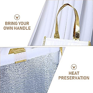 Cabilock Backpack Cooler Food Delivery Bag Multi-function Food Thermal Bag Insulated Food Delivery Bag Fresh-keeping Cake Pizza Packaging Bag for Restaurant, Catering, Grocery Transport Cooler Bag