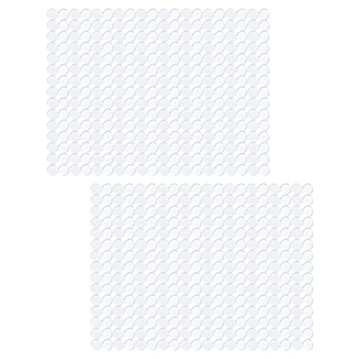 Bligli 2-Pack Kitchen Sink Mat: PVC Adjustable Sink Protector | Sink liner Pad | Dish Drying Mats, Easy to Clean & DIY Cut | 15.7 x 11.8 inch (Clear)