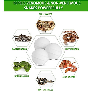 36 Pack Powerful Snake Repellent for Yard, Natural Snake Away Repellent for Indoor Outdoors Lawn Garden Camping, Mouse Repellent, Squirrel Repellent, Rats Repellent