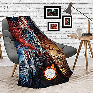 Things Blanket Christmas Throw Blanket Flannel Fleece Blanket Super Soft Warm and Cozy for Sofa Bed Couch Travel Blanket 50"x40"