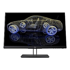 HP 21.5-Inch Screen LED-lit Monitor Space Silver/Black Pearl Chin/Die-Cast Aluminum Base with Black Pearl Paint (1JS05A8#ABA)