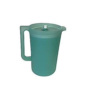 Tupperware Classic Sheer 1 Gal. Pitcher. Tropical Water/Sea Mist Seal
