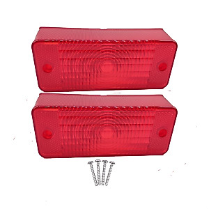 AGP.1978 Red Rear Tail Light Lens 6672276 ELJ50-0416 E-6672276 6672276 Compatible With Bobcat Skid Steer Loader A300 S100 S130 S150 T110 T140 T180 T190 T200 T250 2 Packs