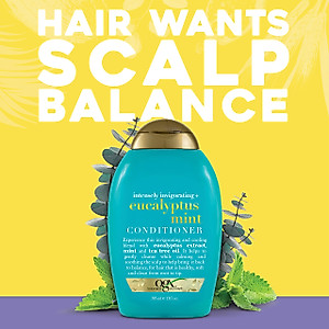 OGX Intensely Invigorating + Eucalyptus Mint Conditioner, 13 Ounce