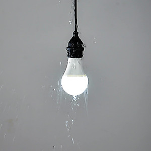 10Foot With Wire Electric Light Socket Waterproof Plug Light Outdoor Plug Light E26/E27 Socket With Wire Electric Light Socket Temporary Building Lighting Waterproof Socket With Wire Electric 6017