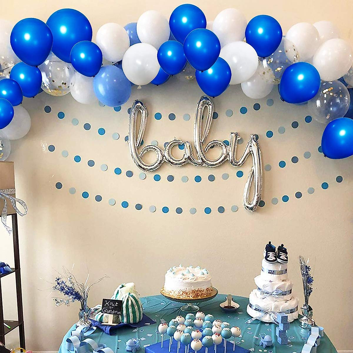 (100 Pack)12 Inch Royal Blue Balloons for Party Decoration. Loritada