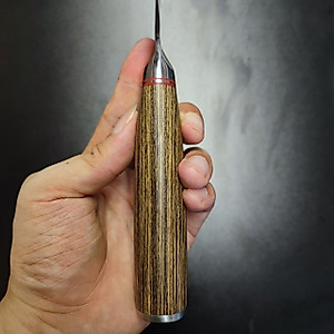 Nakiri Knife 3Layers Series Kitchen Knives Japanese Forged Vegetable Knife Sharp Meat Cleaver Ergonomic Pakkawood Handle Asian Chef Knife for Home and Kitchen 2024 Gifts