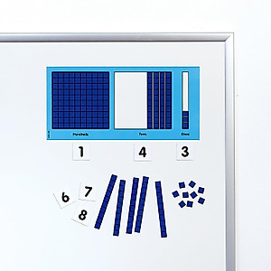 Didax Educational Resources Magnetic Base Ten Place Value Set