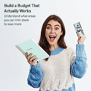 S&O Budget Tracker Notebook - Spending Schedule Notepad to Stay Organized - Savings Journal - Finance Planner - Expense Diary & Money Book - 160 Pages, 6.4” x 8.4”