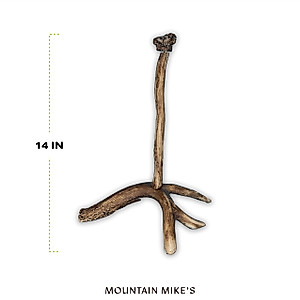 Mountain Mikes - Antler Paper Towel Holder- Decor Inspired by The Great Outdoors - Durable Replicated Deer Antlers - Easy Installation - Fits Traditional Paper Towel Rolls