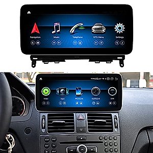 Android 10.25inch HD1920 Screen Upgrade Display Monitor Multimedia Player GPS Navigation for Mercedes Benz C180 C200 C280 C300 C350 W204 S204 (2007-2010) NTG4.0