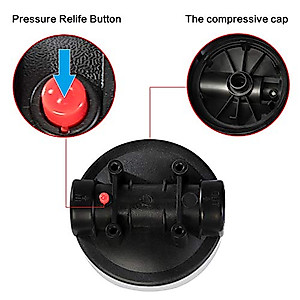 Geekpure 10-Inch Whole House Clear Water Filter Housing with Wrench and Bracket -4.5 x 10 Inch-1" Port-Pack 2