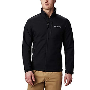 Columbia Men's Ascender Softshell Front-Zip Jacket, Black, Large