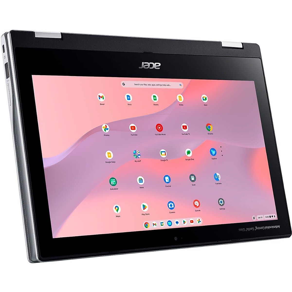 Acer - Chromebook Spin 311| 11.6" 2-in-1 Touch Screen Laptop|MediaTek Kompanio 500 MT8183C|4GB LPDDR4X|64GB eMMC (Pure Silver) (CP311-3H-K5WQ)
