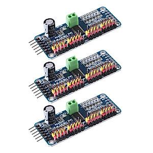 ACEIRMC 3pcs 16 Channel PWM Servo Motor Driver PCA9685 IIC Module 12-Bit for Arduino Robot or Raspberry pi